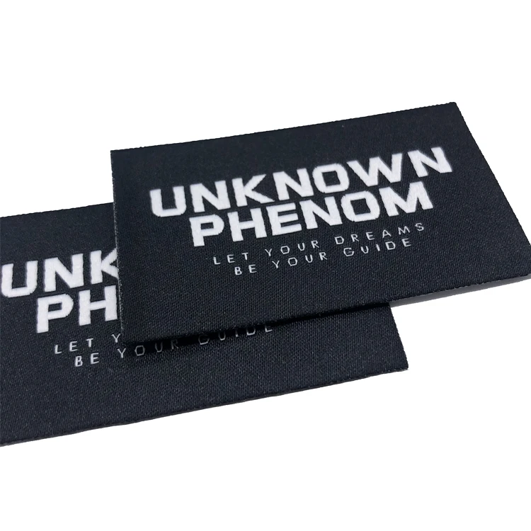 Clothing Woven Labels Custom Logo Self Adhesive Woven Labels Clothes ...