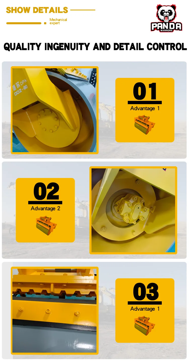 Smooth Drum Excavator Compaction Wheel - Slope Compactor