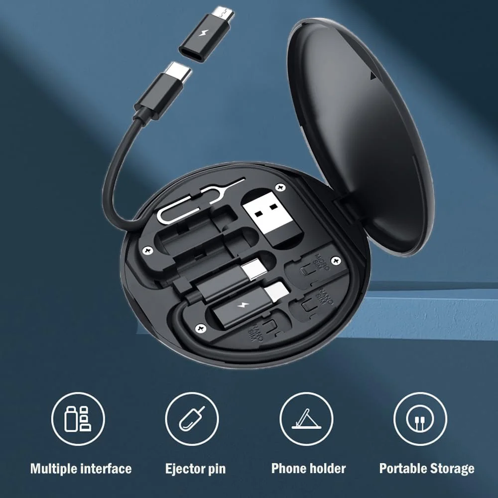 6 in 1 USB Charging Adapter Kit - Fast Charge & Data Transfer