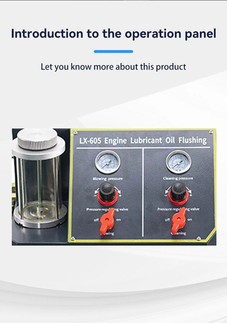 Professional High-Efficiency Metal Engine Oil Flushing Machine ...