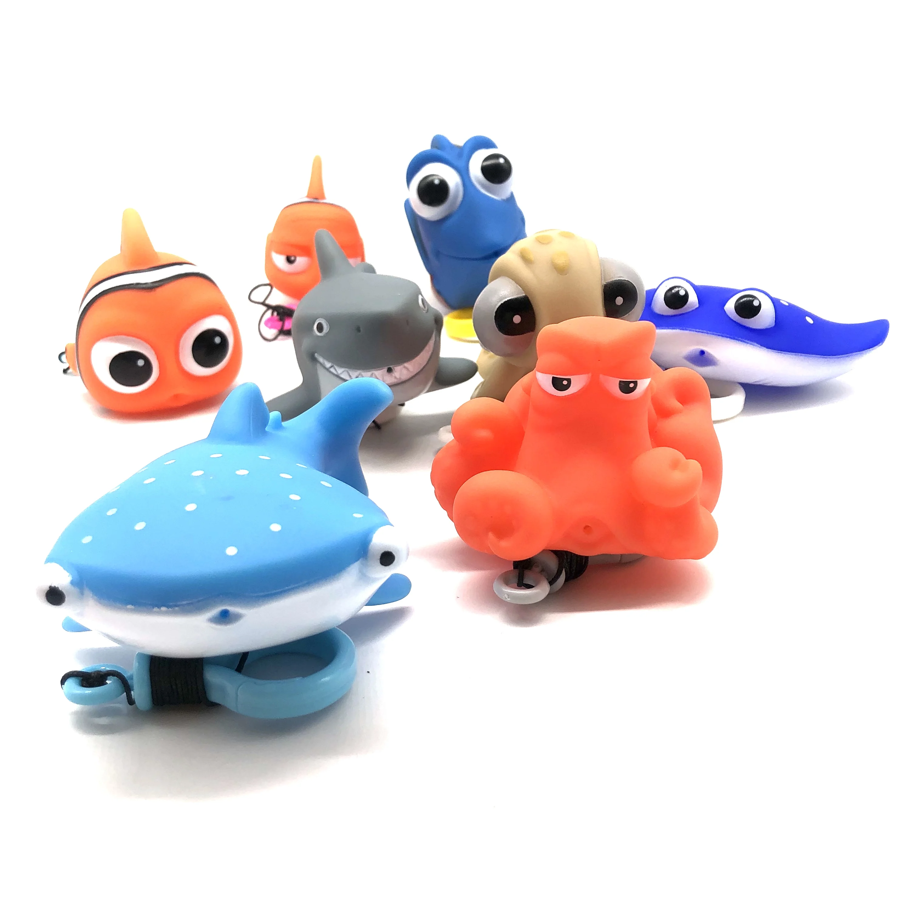 Marine Animal Ornaments Float Toy For Divers Cute Nemo Shark Bat Fish ...