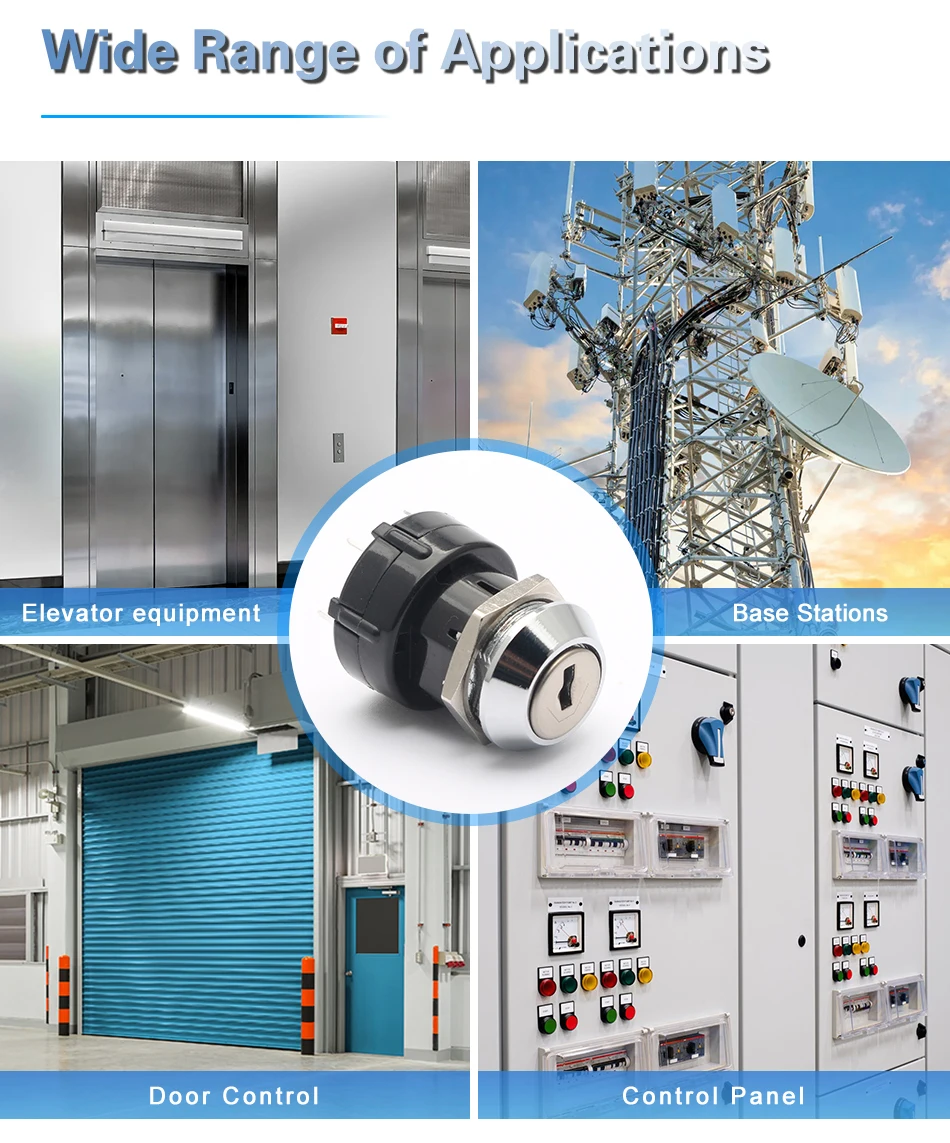 JK221 New Design Elevator Keys Switches on OFF Lock Industrial Electric ...