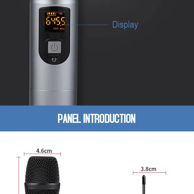 Uhf Mini Smallest Portable Wireless Microphone,Uhf Receiver Microphone ...