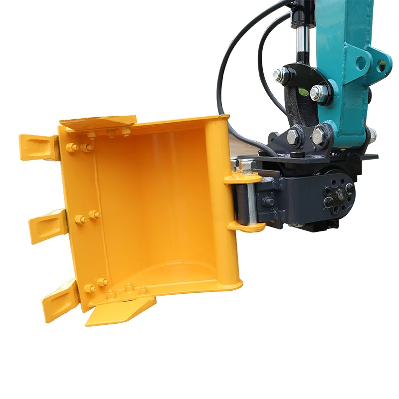 Mini Excavator Attachment with 360 Degree Tilt Rotary Hitch