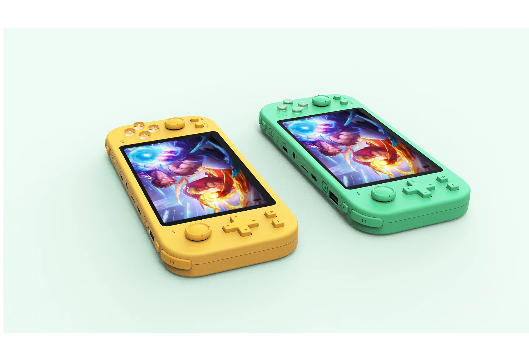 Portable 2-Player Arcade Machine GR3000 with 5.1-Inch Display Dual ...