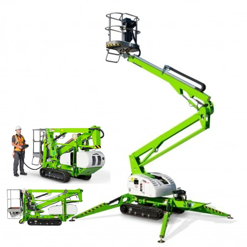 Compact Track Lift Crawler Boom Lift Articulated Boom Spider Lift ...