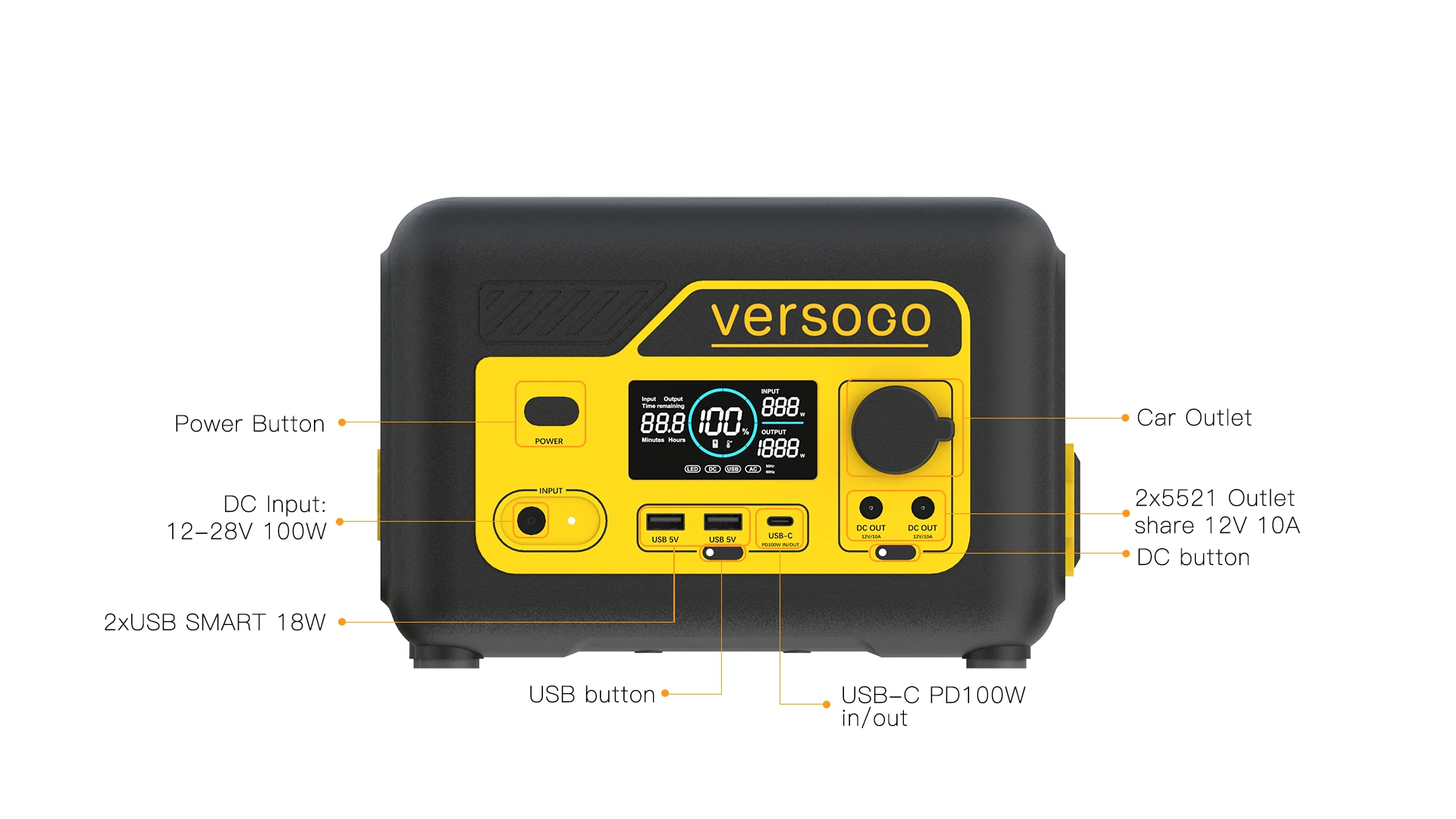 110v 220v 300w 270wh 300w Portable Power Bank Generators For Home ...