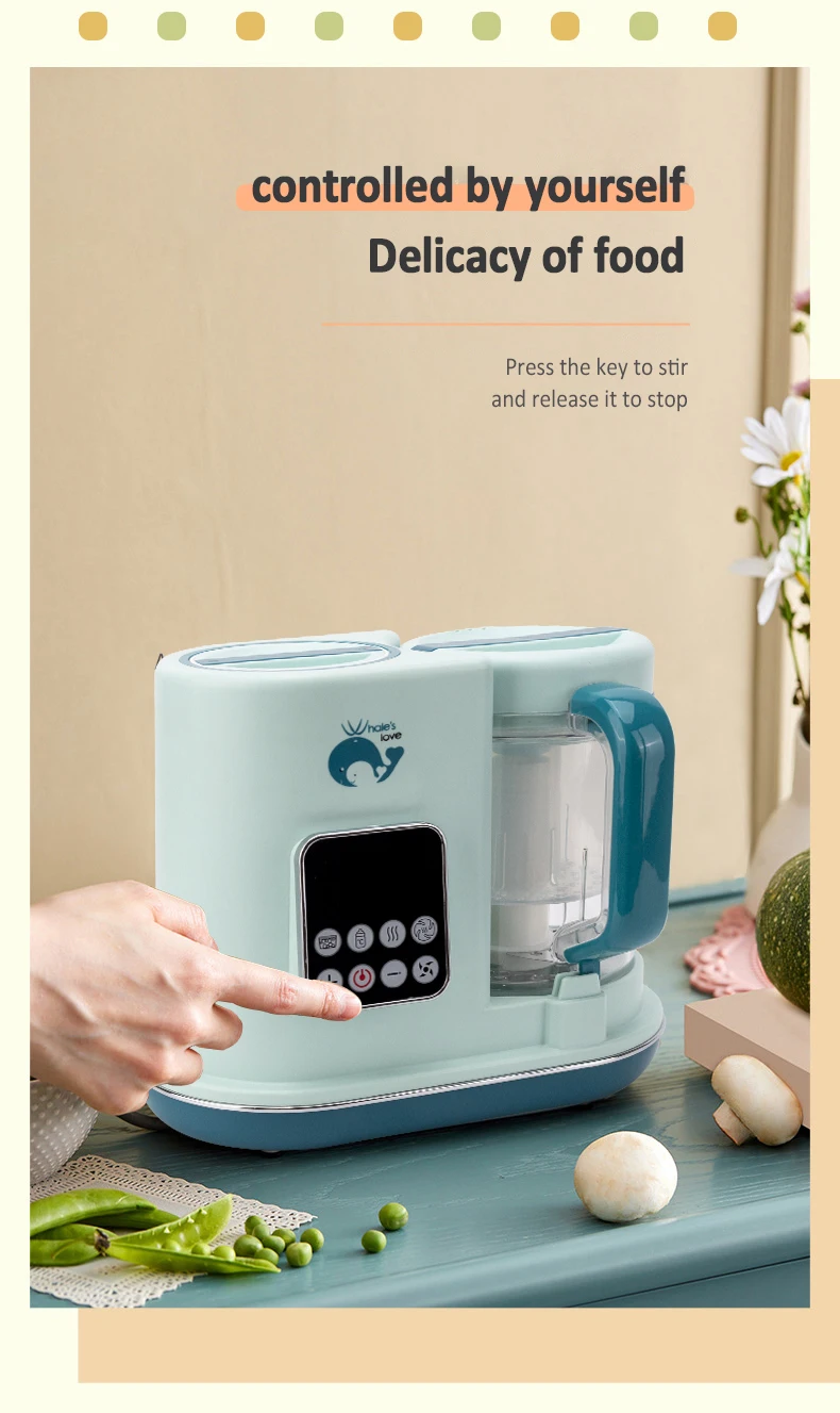 Multifunction Touchable Mini Electric Steamer Baby Food Processor Baby ...