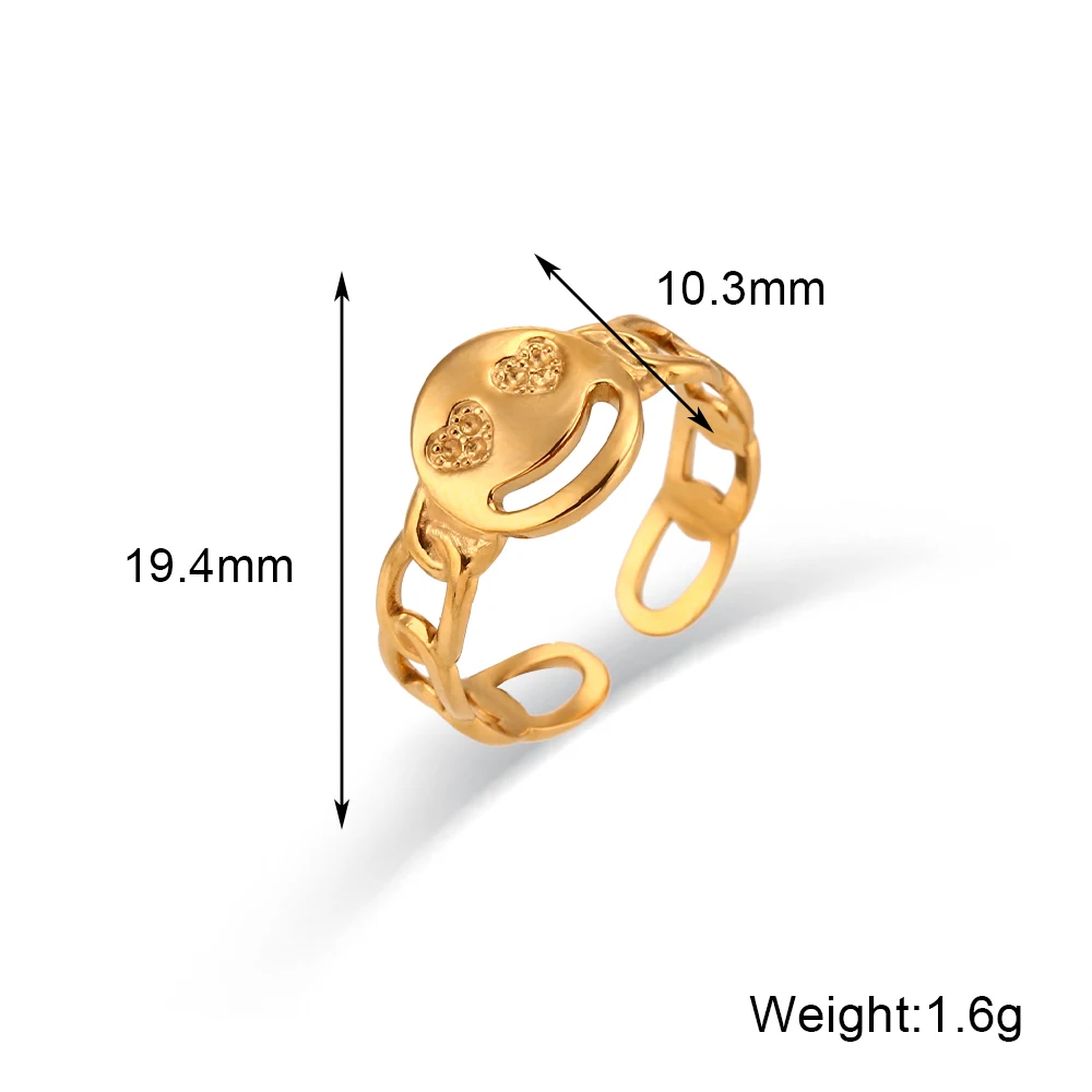 Dreamshow Elegant Zircon Adjustable Rings - 18K Gold Plated