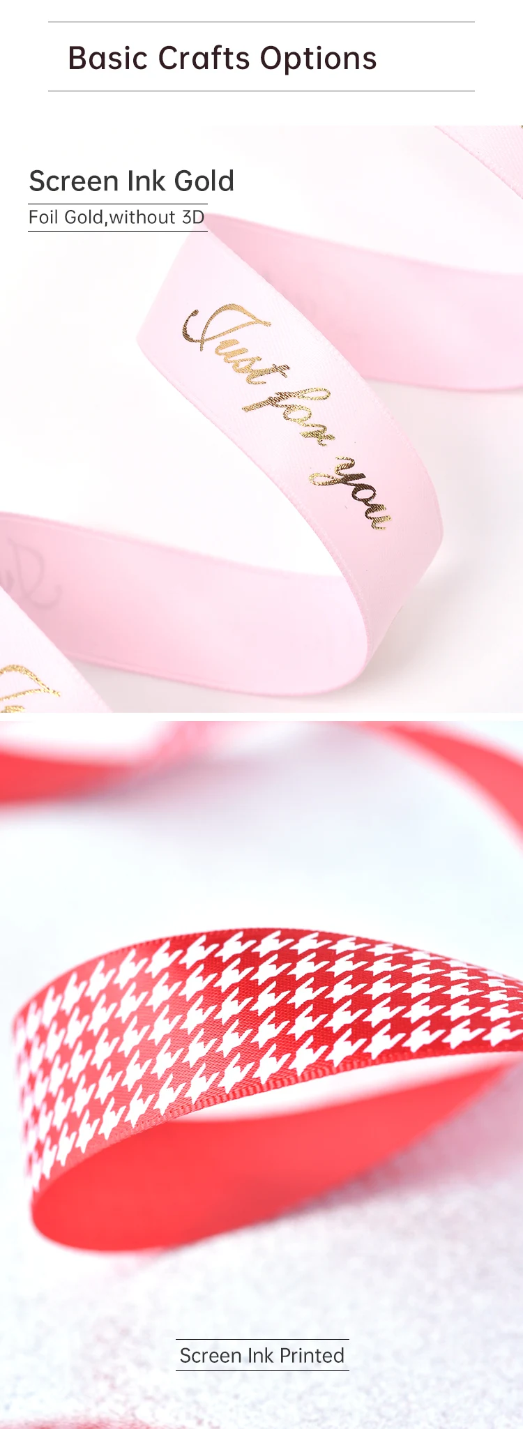 RIBEST Gift Wrap Grosgrain Customize Ribbon Printed With Logo Double ...