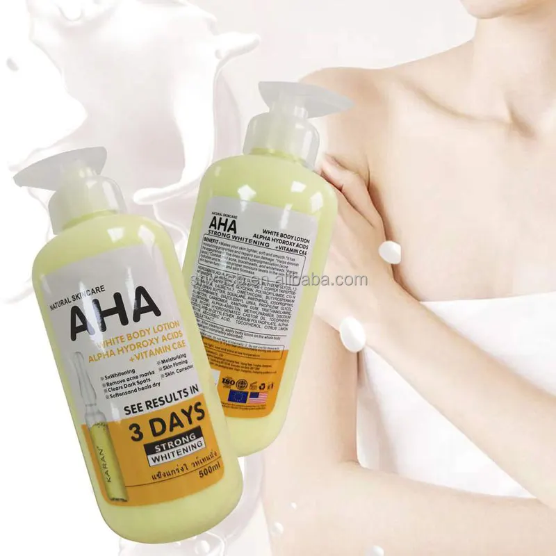 500ml Aha Fruit Acid Body Lotion Ve Skin Brightening Moisturizing ...