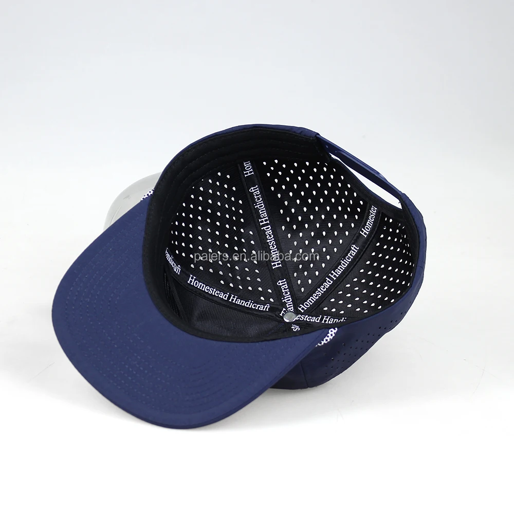 Wholesale Custom 5 Panel Rubber Pvc Logo Rope Baseball Cap,Waterproof ...