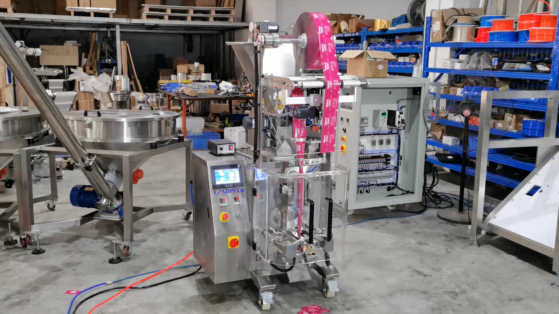 Vertical For Wheat Flour Naswar Spices Glucose Powder Flow Pack Filling ...