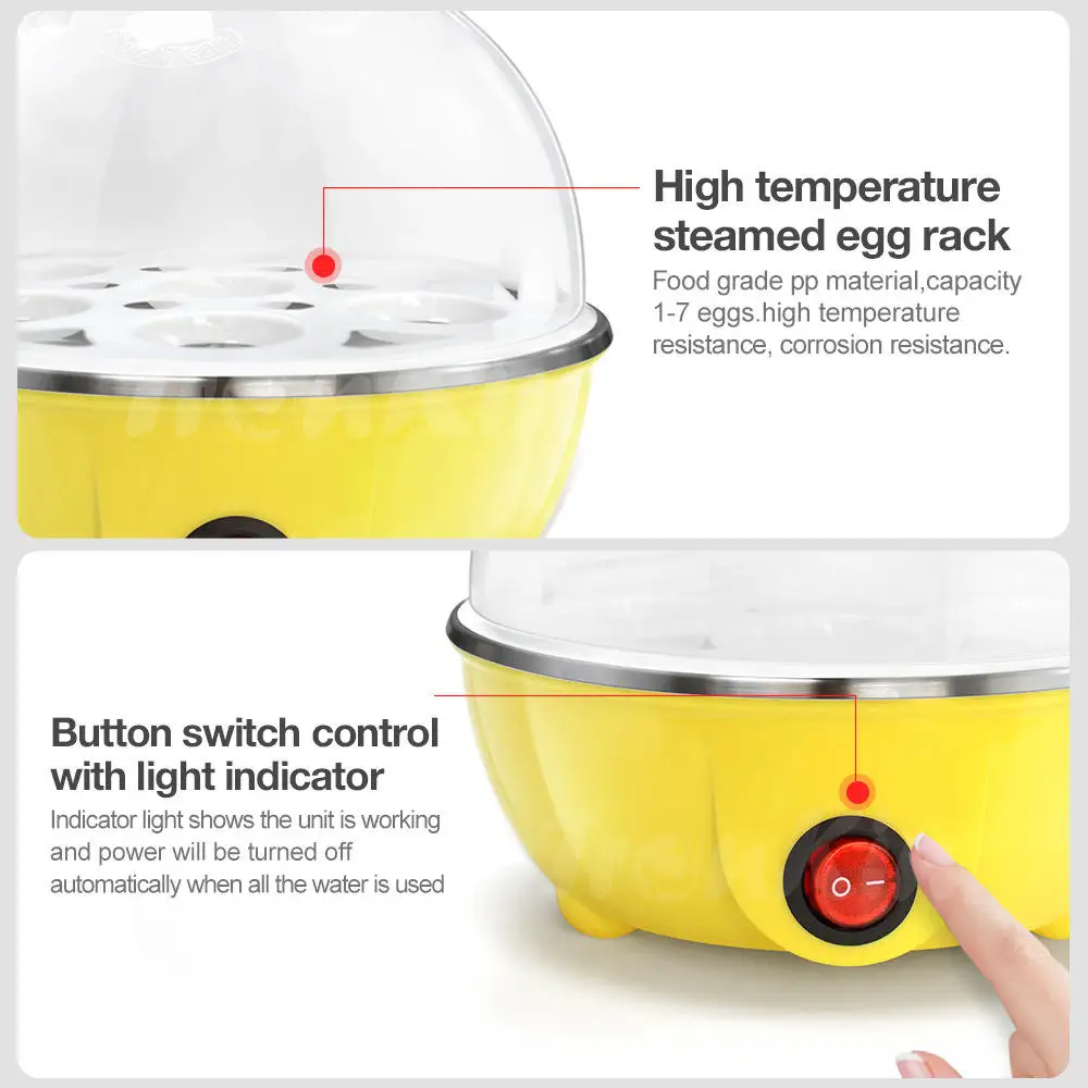 Fast Quick Mini Boiled Egg Cooker Machine - Smart & Efficient