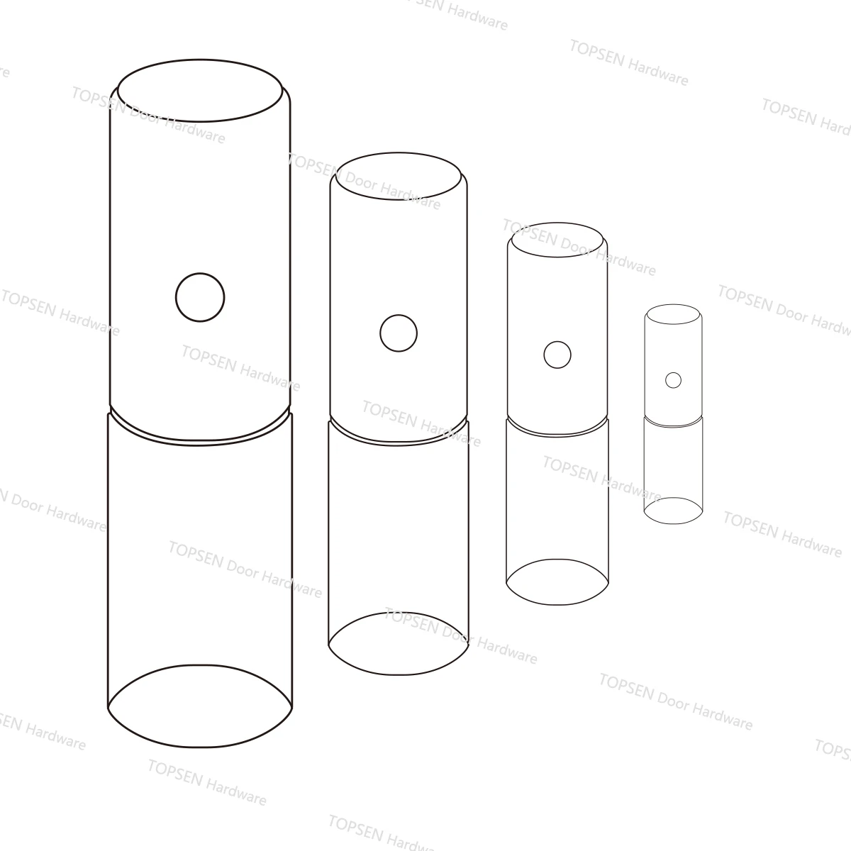 Hinge Factory - Durable Weld on Door Hinges by Round Bar Steel