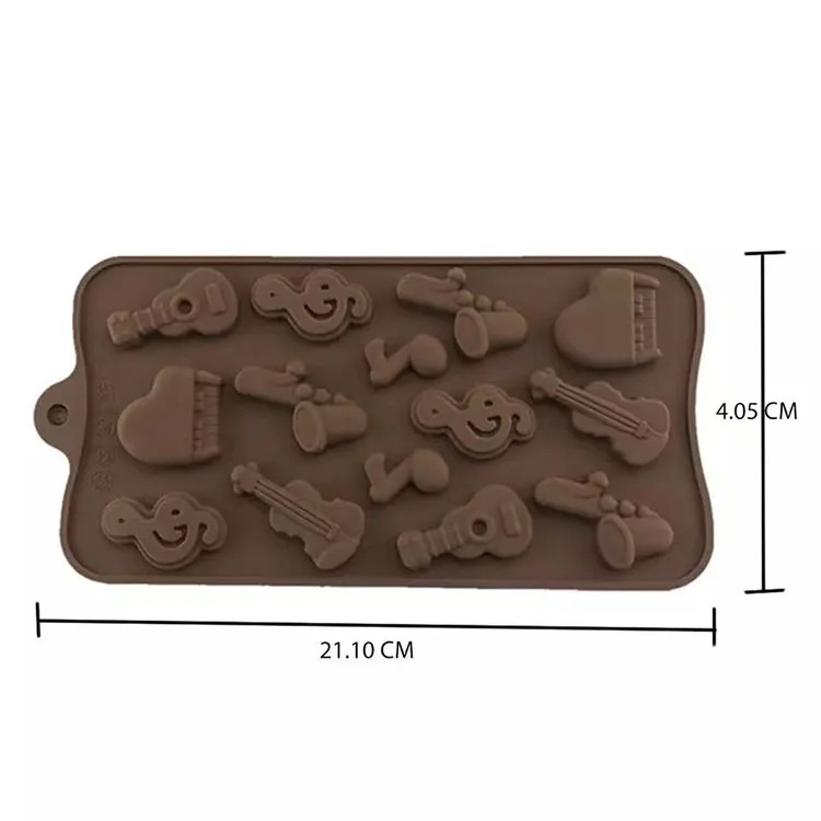 Factory Manufacturing Wholesale 14 Cavities Musical Instrument Shape ...