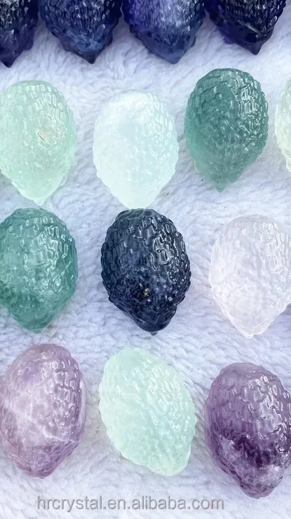 Lovely And Cute Crystal Animals Healing Rainbow Fluorite Hedgehog ...