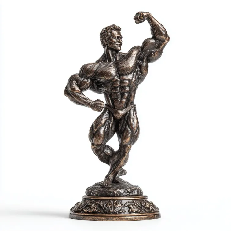 Figurines Muscle Man Sculptures Bodybuilding Trophy Competition Award