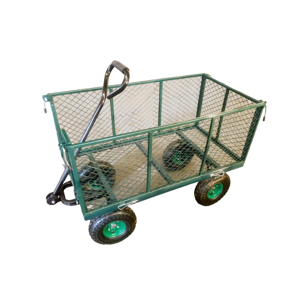 Removable Folding Steel Mesh Utility Transport Hand Cart