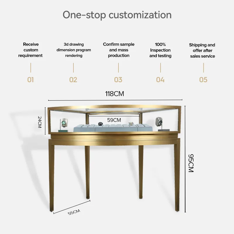 Metal+glass Showcase Custom Floor-standing Shop Display Stand Led Light ...
