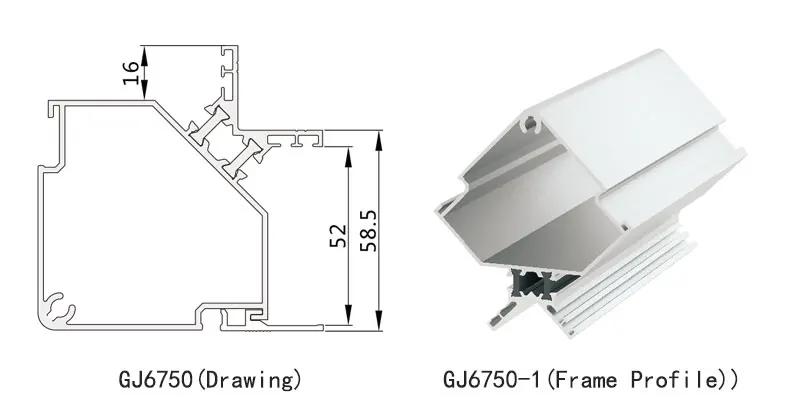 HVAC System AHU Air Handling Unit Aluminum Frame Profile