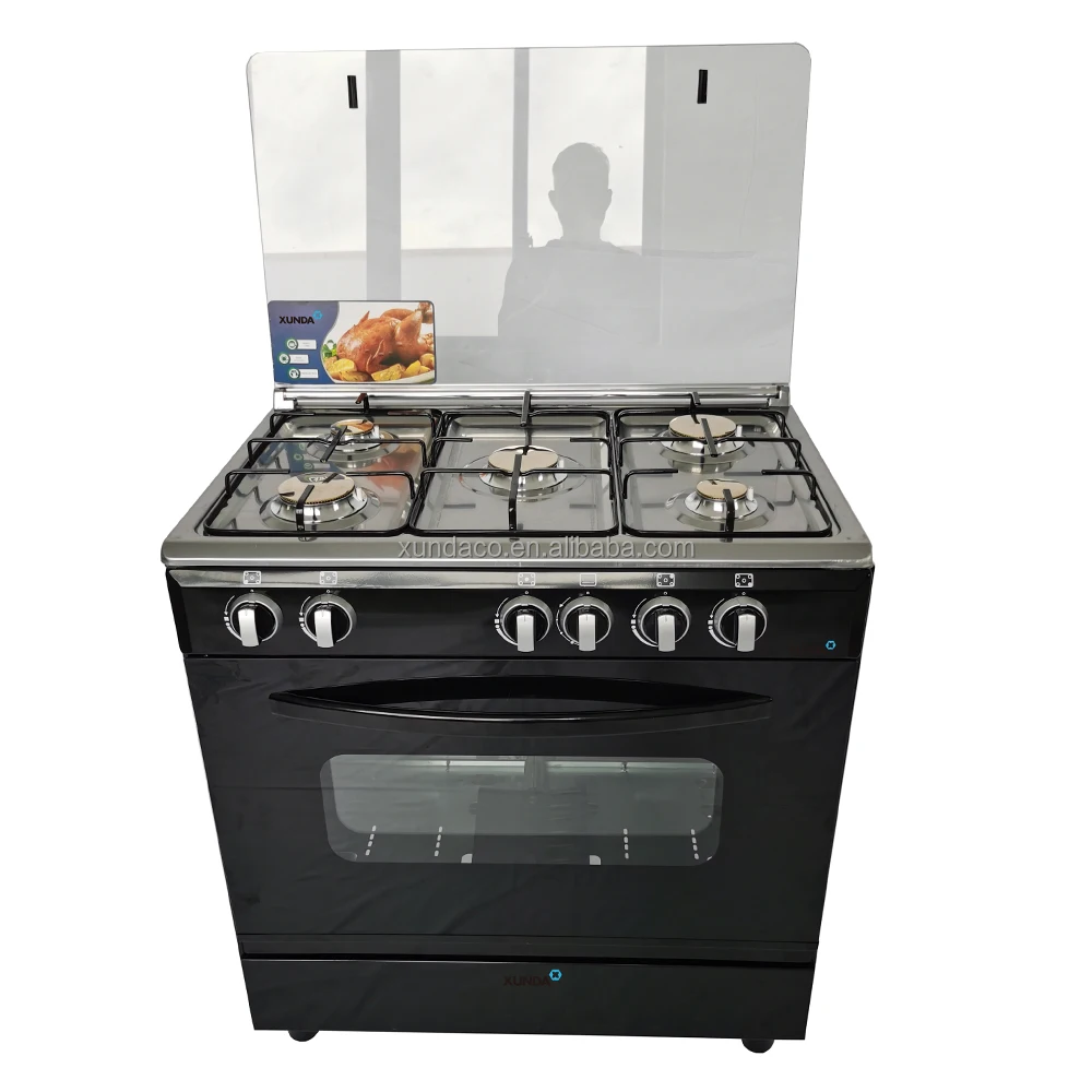 Xunda Freestanding Kitchen 5 Burner Gas Range Oven