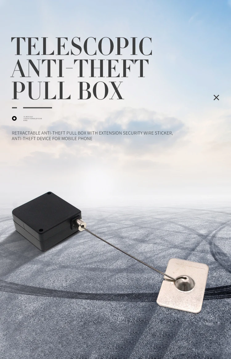Retractable Anti-theft Cable Box Commodity Mobile Phone Anti-theft ...