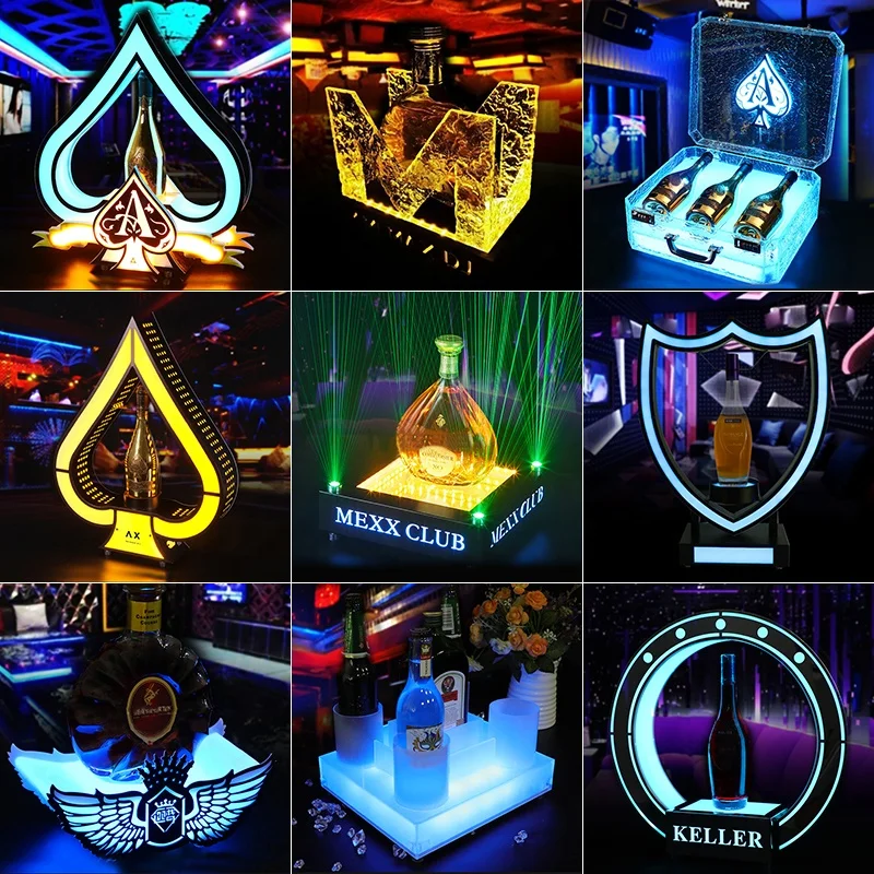 Nightclub Bottle Presenter - Acrylic Glorifier VIP Display