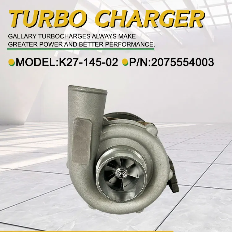 K27-145-02 Turbocharger for Kamaz Euro 2 Left - 1 Year Warranty