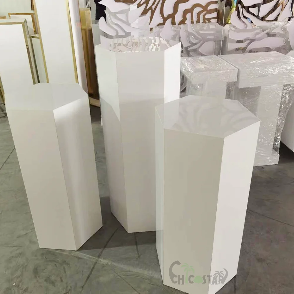 Wedding Dessert Cake Table Plinth Cylinder Round Plinth Stand Display ...