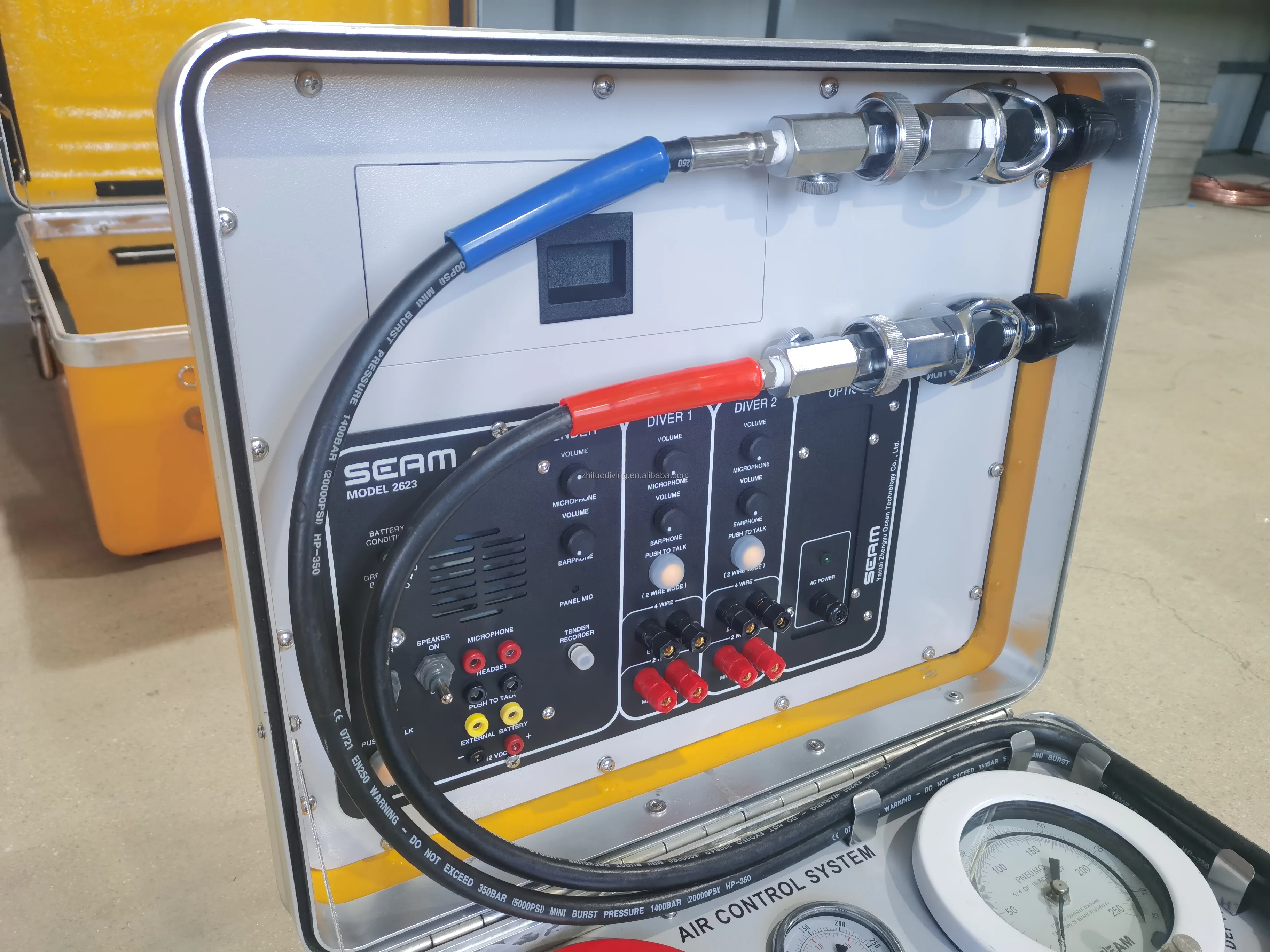Diver Air Dive Control Panel - Professional Commercial Diving