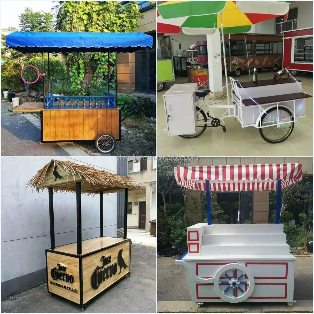 Mobile Freezer Ice Cream Push Pedal Cart With Display, Ideal for ...