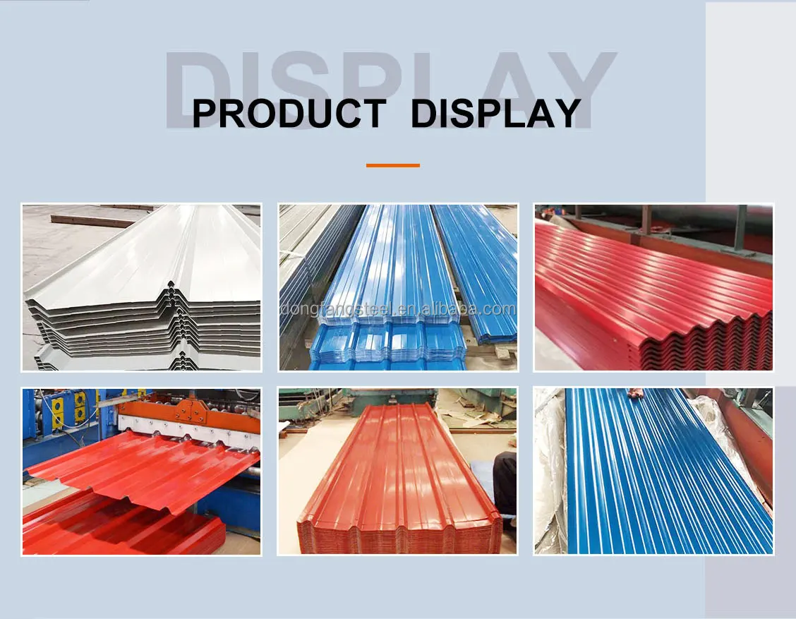 Prepainted Galvanized Corrugated Steel Roofing Sheets