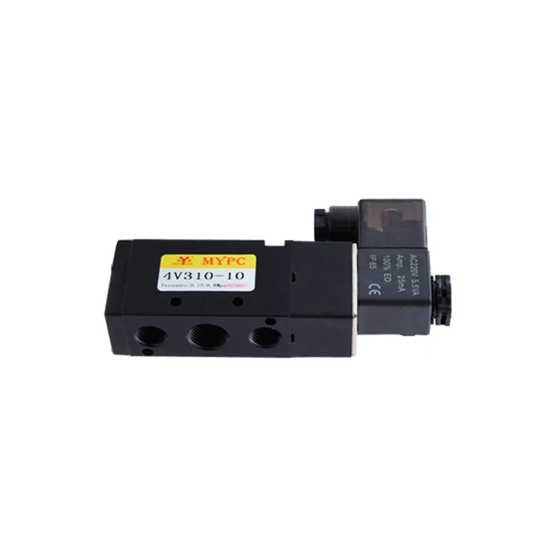 Factory Direct Sales Pneumatic Air Solenoid Valve 3 Way 2 Position 3v310-10 Aluminium Solenoid ...