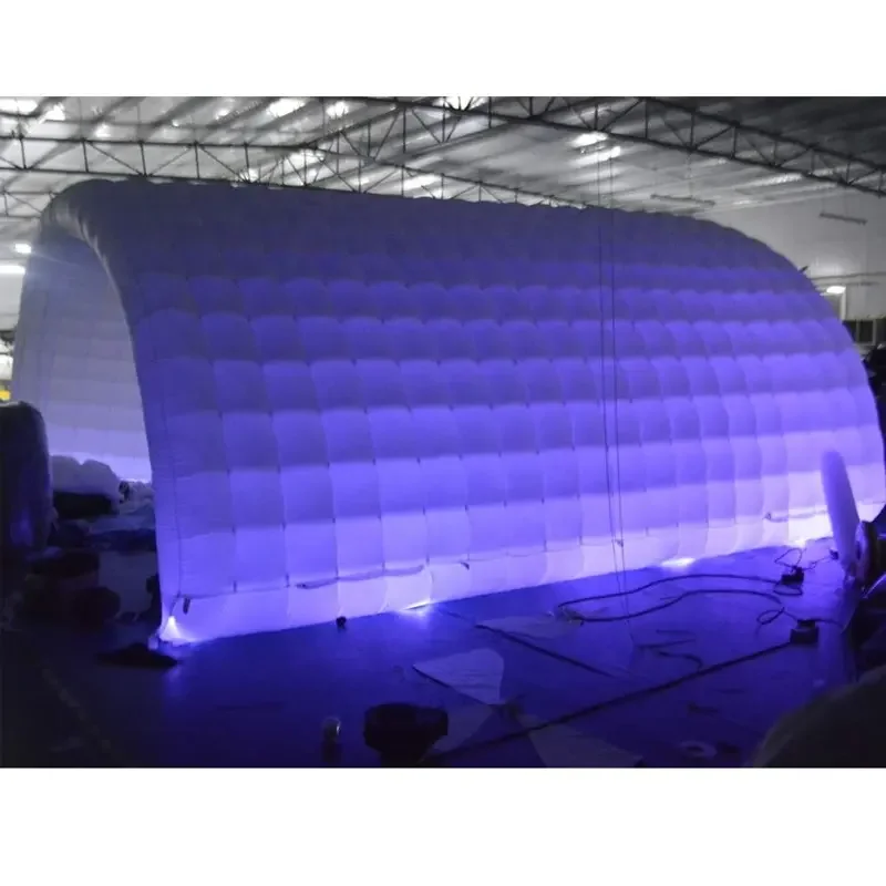 Customized Giant Advertising Led Light Inflatable Sport Tunnel Tent For ...