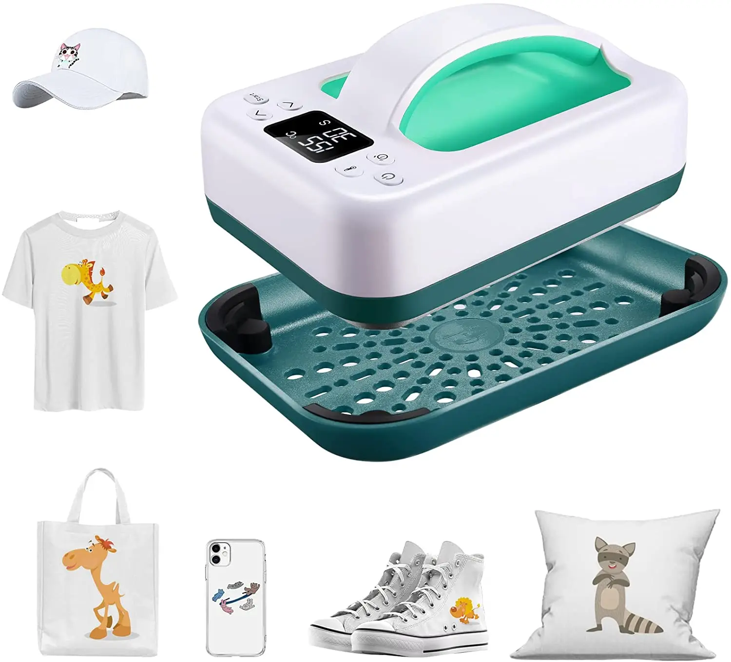 HP6 Automatic Heat Press Machine - Easy T-Shirt Printing