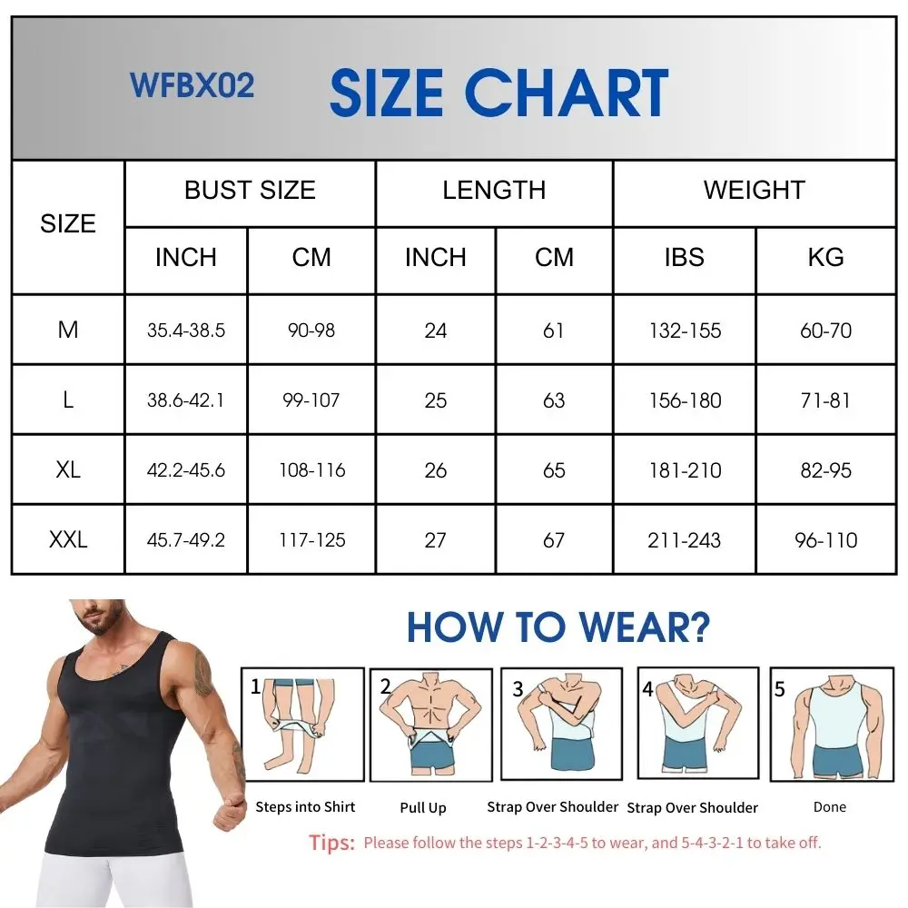 Mens Gynecomastia Compression Men Bra Shirts , Tank Top Slimming ...