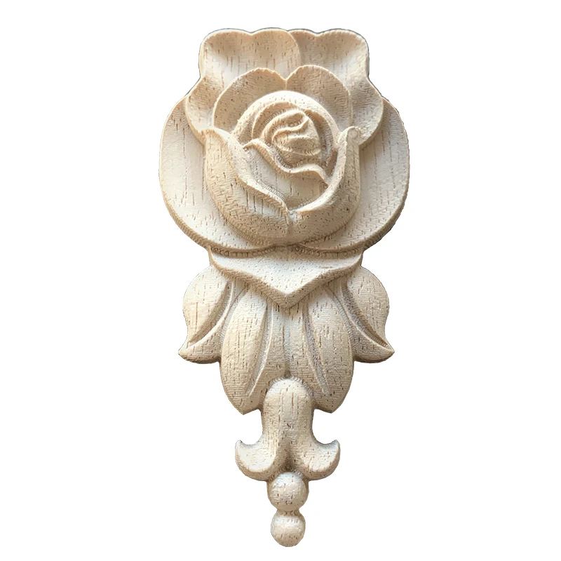 Decorative Wood Carving Onlays Appliques for Home Decor