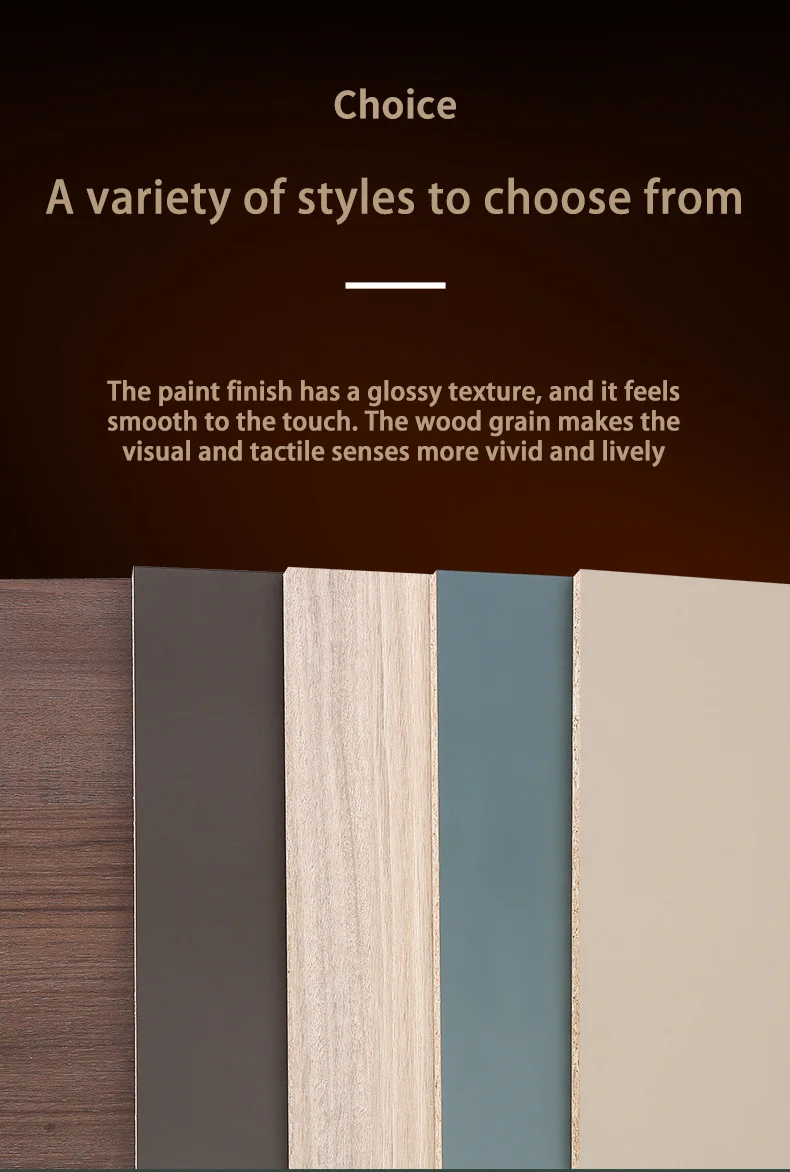 Modern Design White Durable MDF Melamine Laminated Particle Board ...