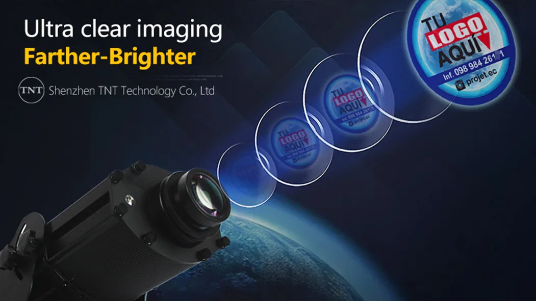 Tnt Theme Park Lighting Lens Custom Static Projection Lamp 40w Ip66 ...