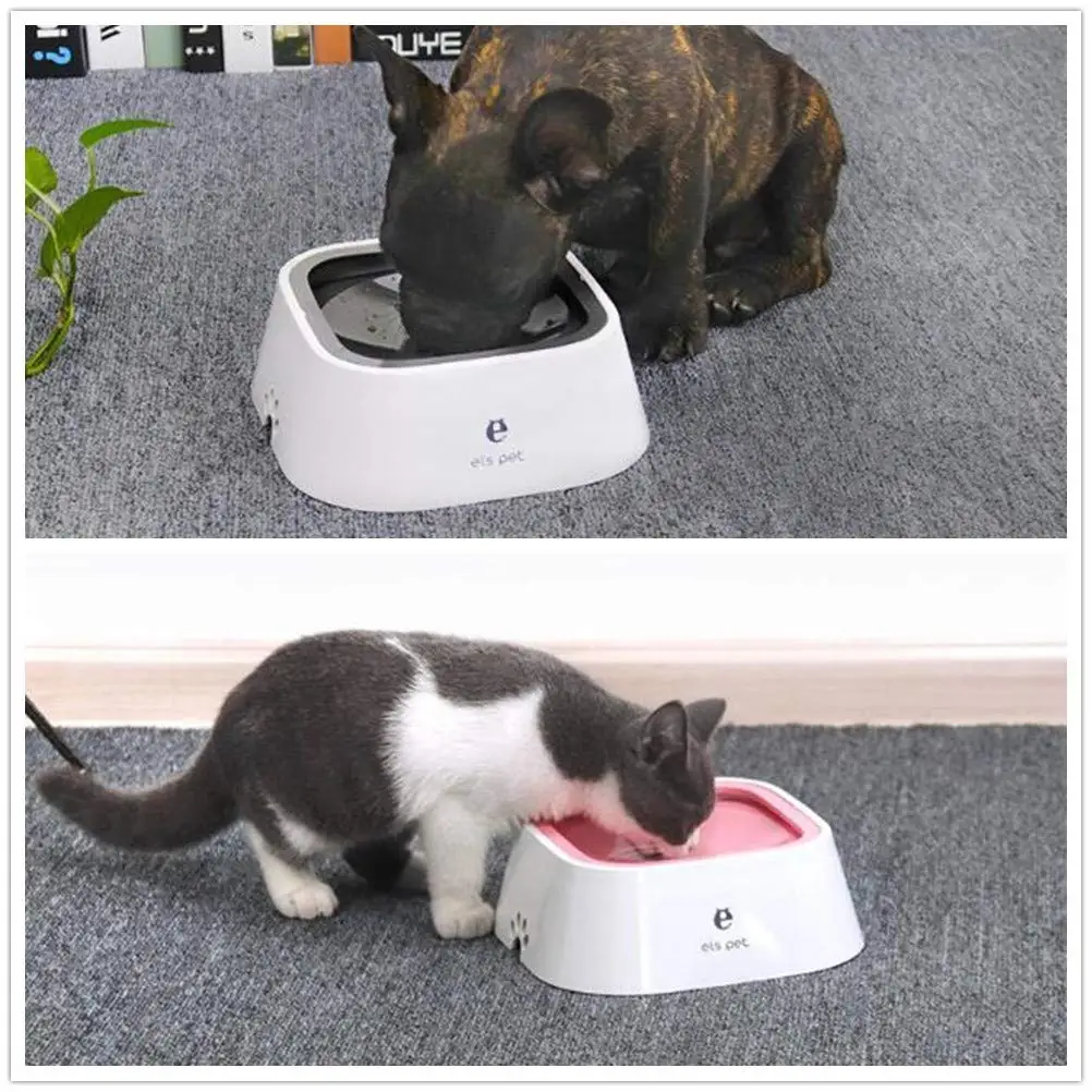 Petdom Dog Cat Slow Drinking Bowl Pet Water Dispenser Plastic Portable ...