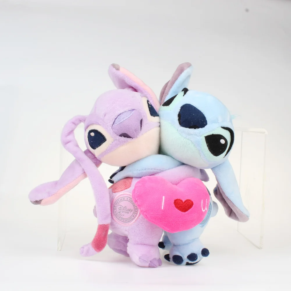 Cartoon Anime Lilo And Stitch Couple Plush Toys Soft Stuffed Kawaii ...