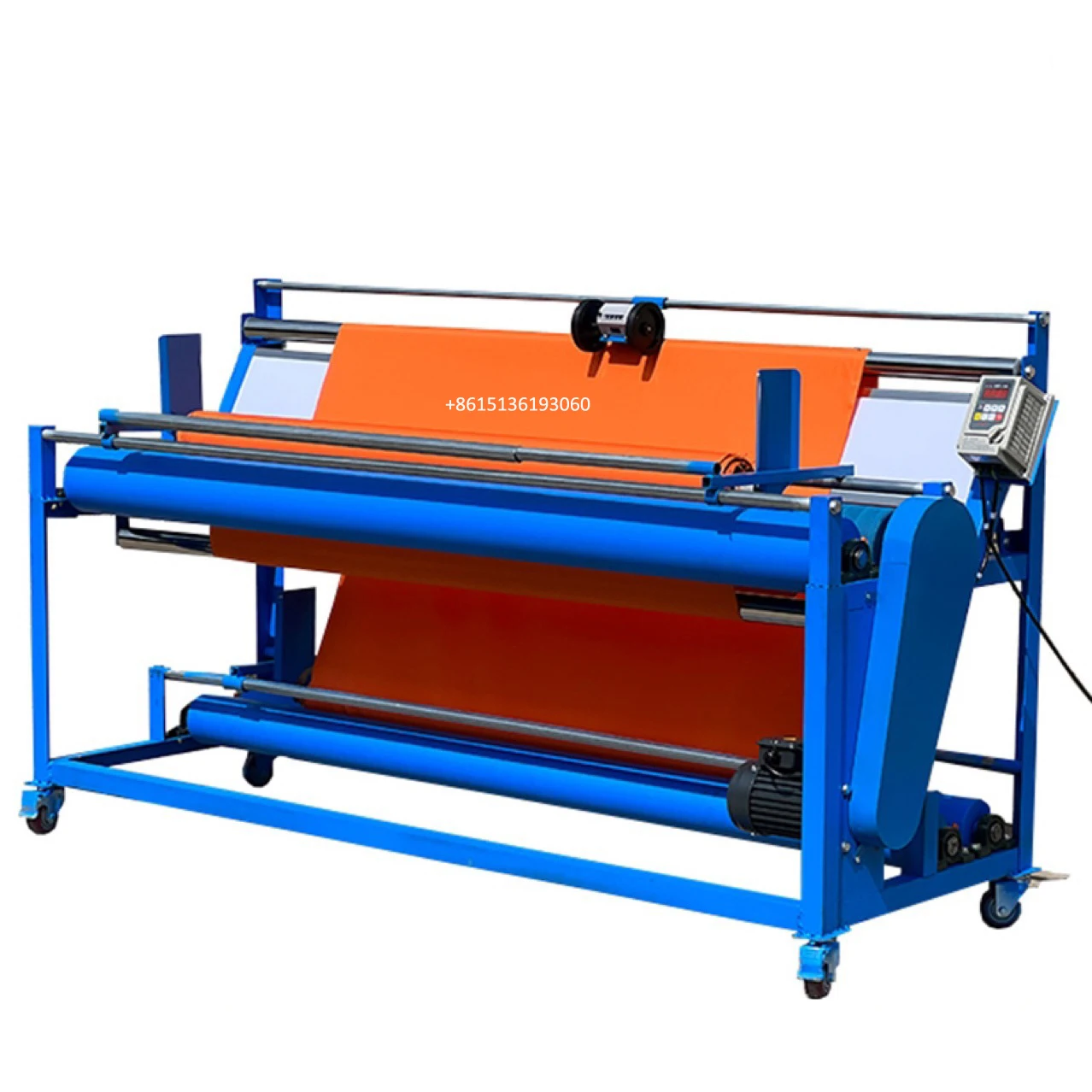 Textile Finishing Cloth Meter Counter Roller Fabric Inspection ...
