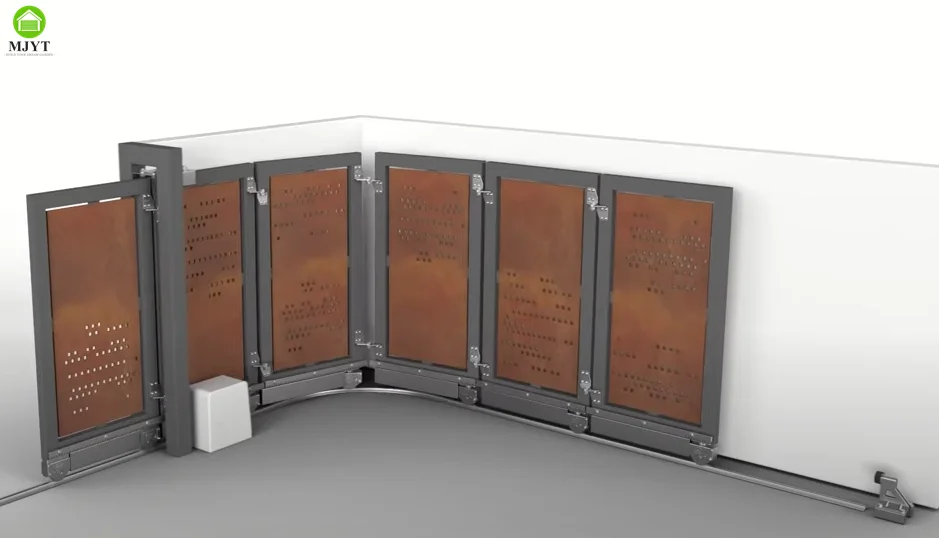 Eco-friendly Main Gate Designs with Sliding Turning Gate