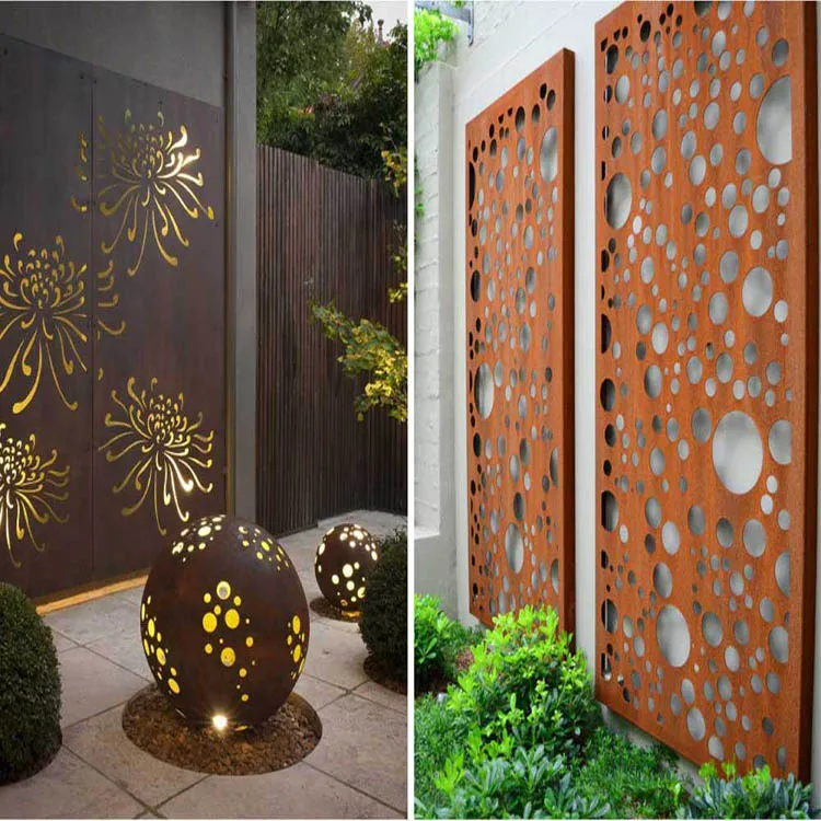 Decorative Laser Cut Metal Screen,Outdoor Laser Cut Garden Screen ...