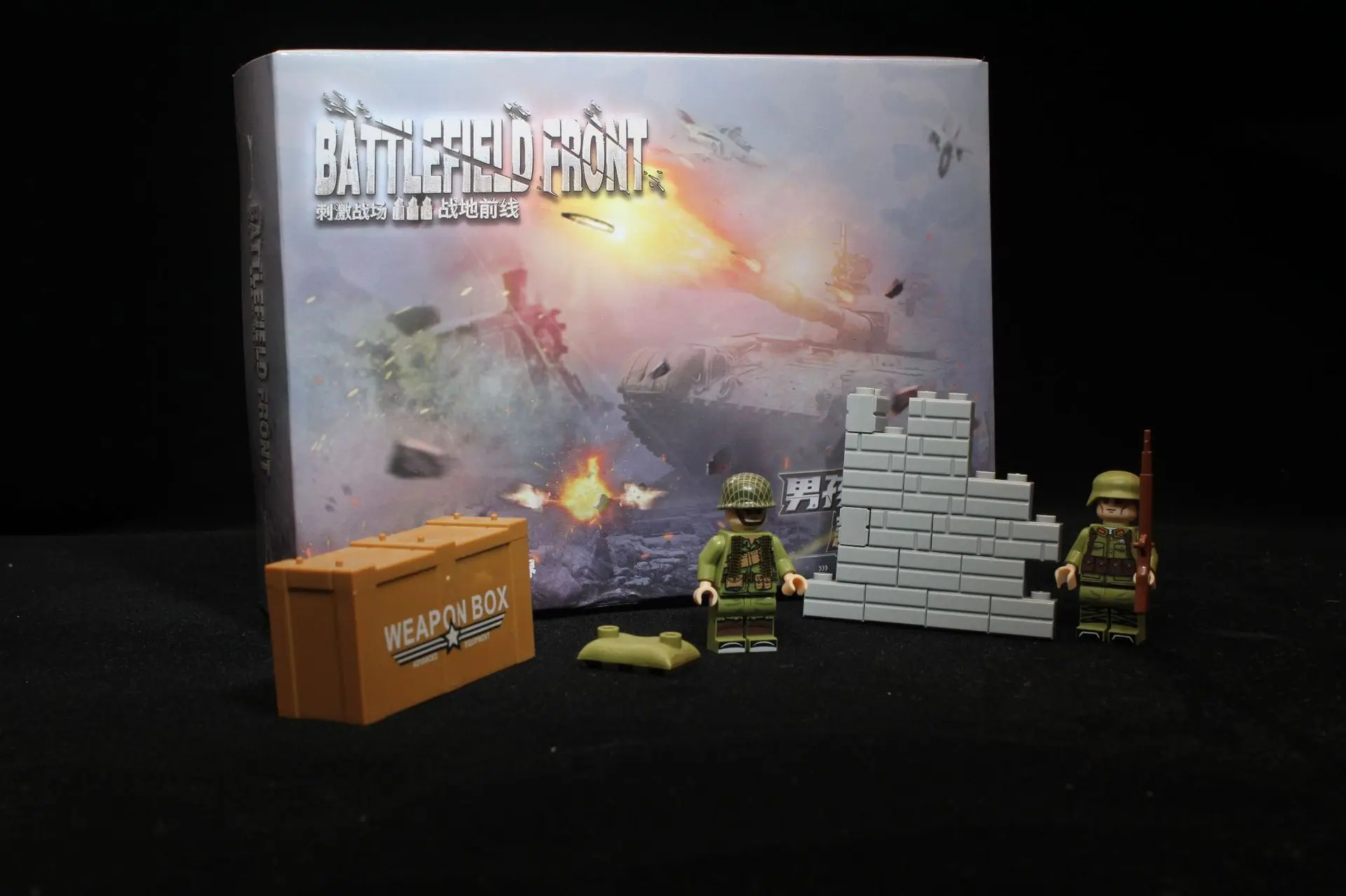 24pcs/lot Ww2 Building Blocks Set German Soldiers Usa British Russian ...