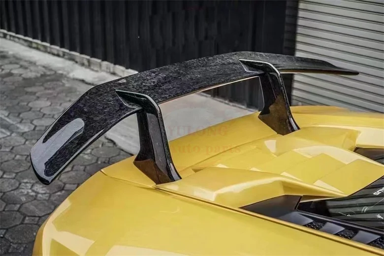 Lp640 Performante Style Forged Carbon Fiber Rear Hood Rear Spoiler Wing ...