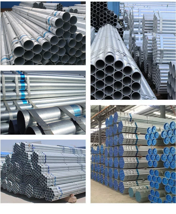 Iso9001 Pre Galvanized Steel Erw Sch 40 80 Carbon Pipe Galvanized Steel ...