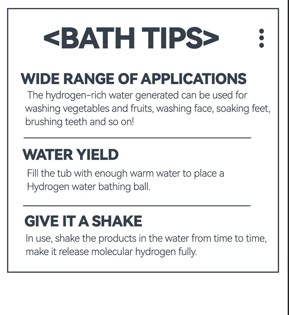 H2 Alkaline Hydrogen Generator Micro Hydrogen Water Ball Spa Cleaning ...