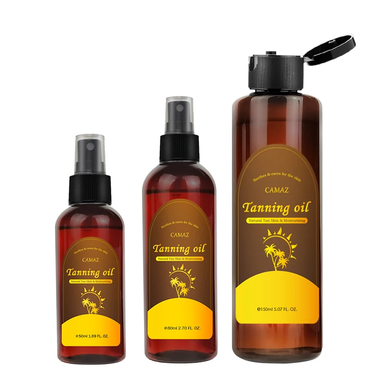 Private Label Dark Tanning Sunscreen Oil Spray Spf15 Tanning Oil ...
